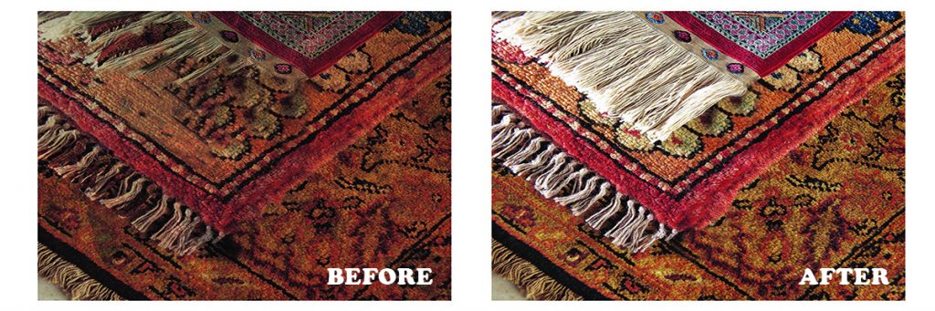Fringe Repair - Azhar's Oriental Rugs | Washing & Restoration